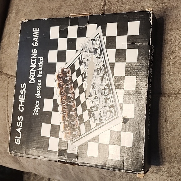 unknown | Party Supplies | Saleglass Chess Drinking Game | Poshmark
